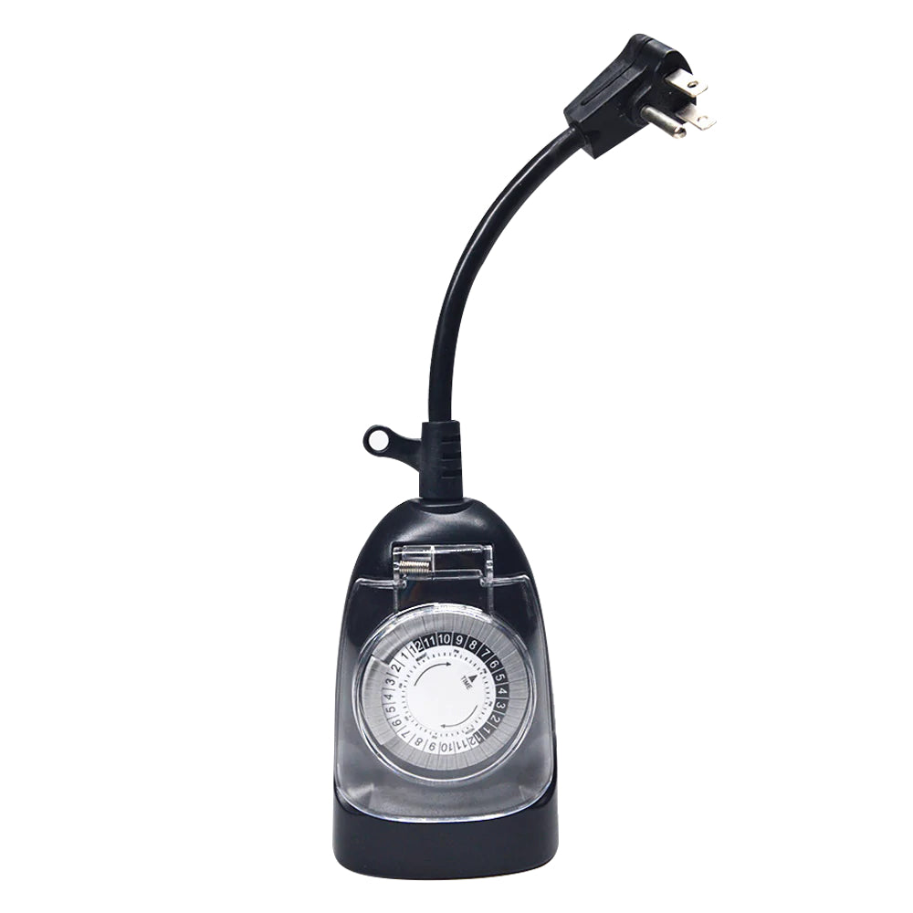 TM01 Plug In Timer Outdoor IP65 Waterproof Mechanical Clock for Garden